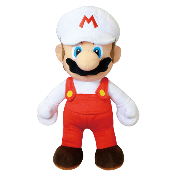 Extra Large Fire Mario 18" Plushie - Super Mario All-Stars – Pink ...